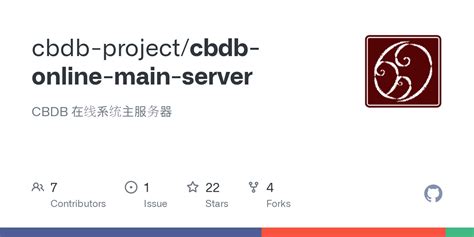 Github Cbdb Projectcbdb Online Main Server Cbdb 在线系统主服务器