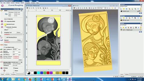 How To Toolpath For Face 3d Design In Artcam Part 2 Youtube