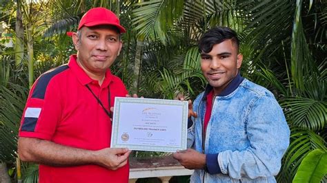 Congratulations Ajay Batti On Receiving His Outbound Trainer Obt