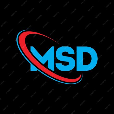 Premium Vector Msd Logo Msd Letter Msd Letter Logo Design Initials Msd Logo Linked With Circle