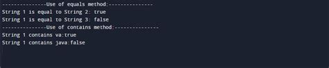 What Is The Difference Between Equals” And Contains” In Java