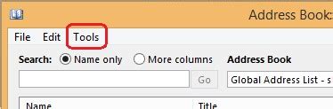 How To Change Default Address List In Outlook AbacusNext Client Services