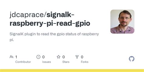 Github Jdcaprace Signalk Raspberry Pi Read Gpio Signalk Plugin To Read The Gpio Status Of