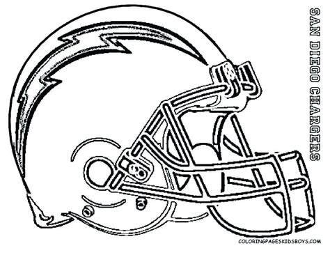 Nfl Football Helmet Coloring Pages At Free Printable