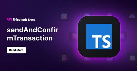 Sendandconfirmtransaction Typescript Sdk