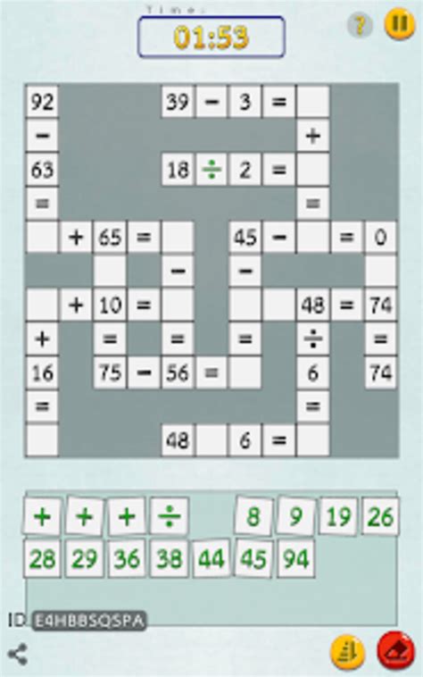 Math The Cross Math Puzzle For Android Download