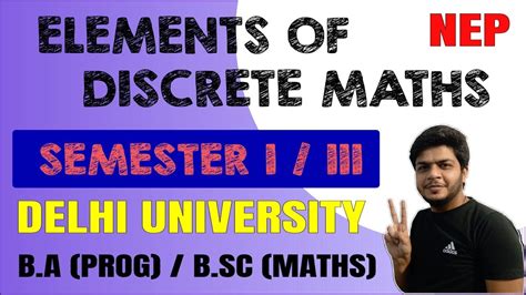Propositional Logic Lecture 03 Discrete Mathematics Delhi University Youtube