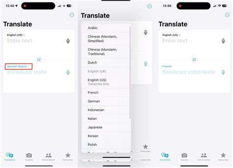 How To Use Translate With The Action Button In IOS