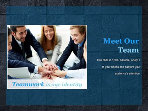 Meet Our Team Ppt Powerpoint Presentation Model Graphics