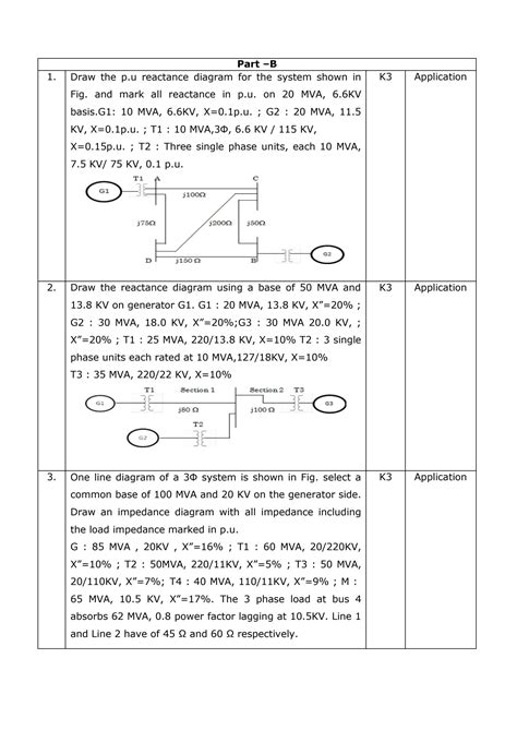 SOLUTION Question Bank Power System Analysis Studypool