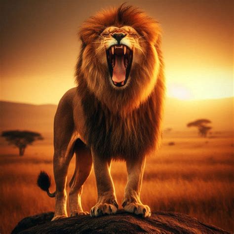 عکس شیر برای پروفایل ایرانی زیبا در حال قرش