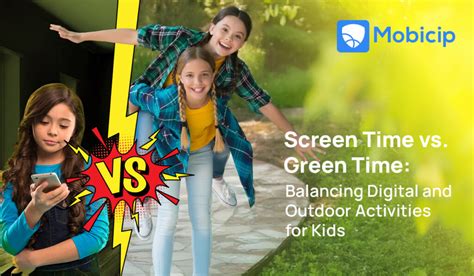 Screen Time Vs Green Time Balancing Digital And Outdoor Activities