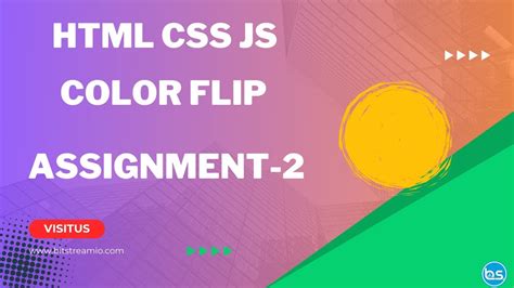 Code A Color Flipper Project With Html Css And Javascript Youtube