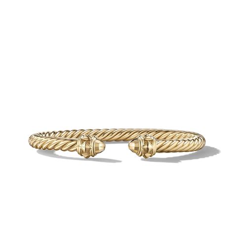David Yurman Renaissance Bracelet In 18k Yellow Gold Reeds Jewelers