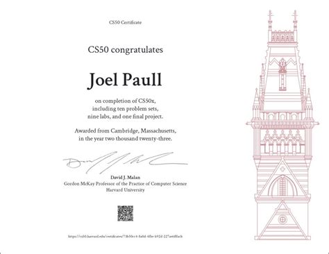 joel paull on linkedin cs50x harvard programming computerscience python c javascript sql…