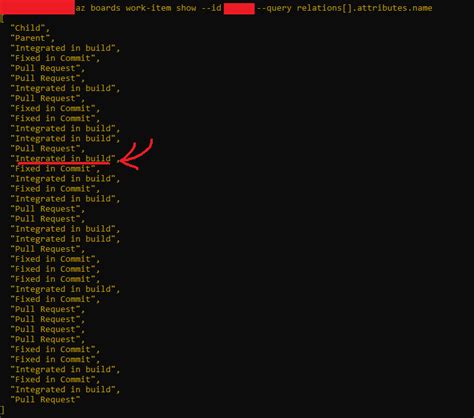 Command Line Interface How To Retrieve Azure Devops Releases For A Work Item Using Azure