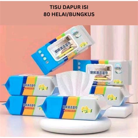 Home Furnish Wet Wipes Kitchen Wet Wipes Practical Oil Cleaning Stove Cleaner Multipurpose