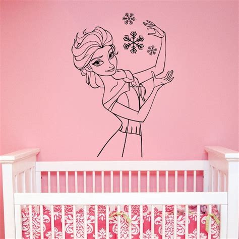 Elsa Wall Decal Etsy