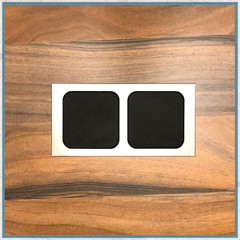 Double Chrome Socket Surround Camper Interiors