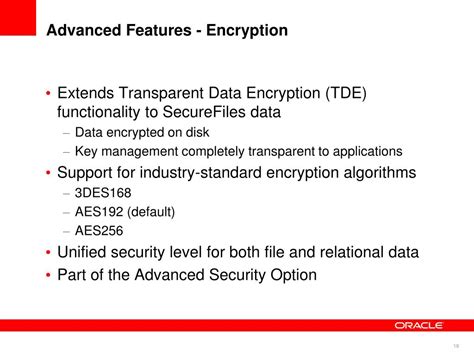 Ppt Oracle Database 11g Securefiles And Database File System Dbfs