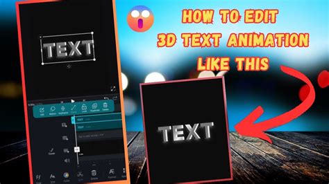 How To Edit 3d Text Animation Text Animation In Vn App Text Animation After Effects In Vn