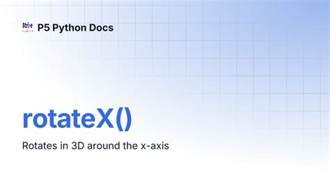 Rotatex P5 Python Docs