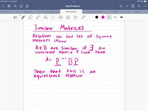 Solved Relation On The Set Of Square Matrices Imnxn A B Are