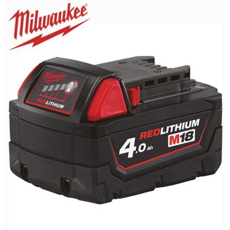 Milwaukee M18 B4 4 0 Ah Battery