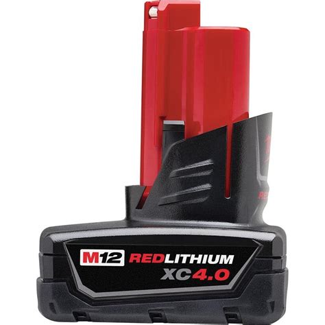 Milwaukee M12 Redlithium Xc4 0 Battery Built For Performance