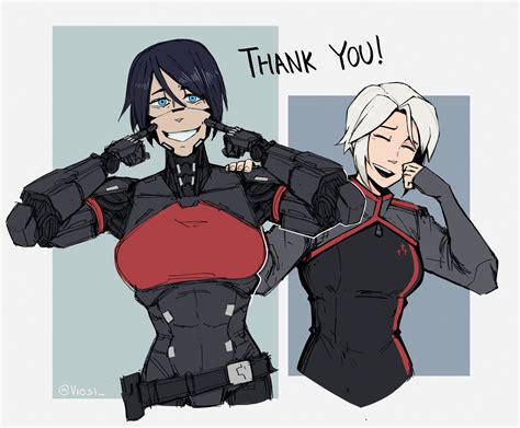 Elster And Ariane Yeong Signalis Drawn By Viosi Danbooru