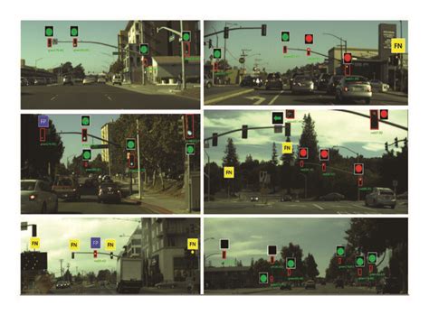 Traffic Light Detection Examples Of The Second Ranked Normalized Rgb