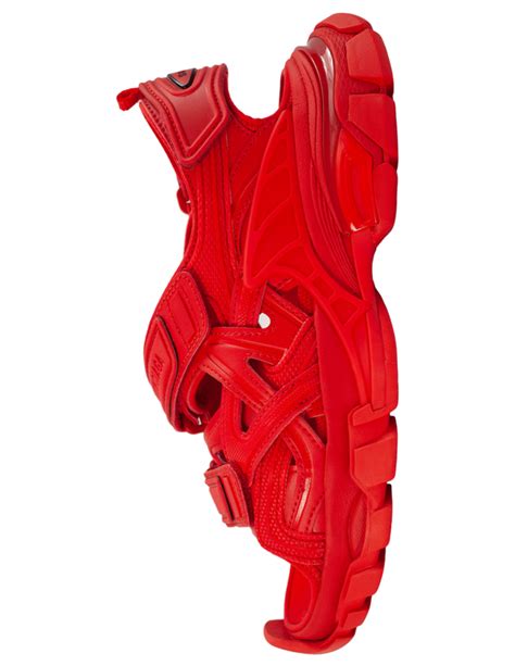 Balenciaga Track Sandals Red Garmentory