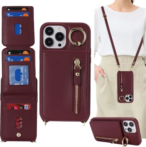 Amazon Com Deyhu For Iphone Pro Case With Card Holder For Women For Iphone Pro Phone