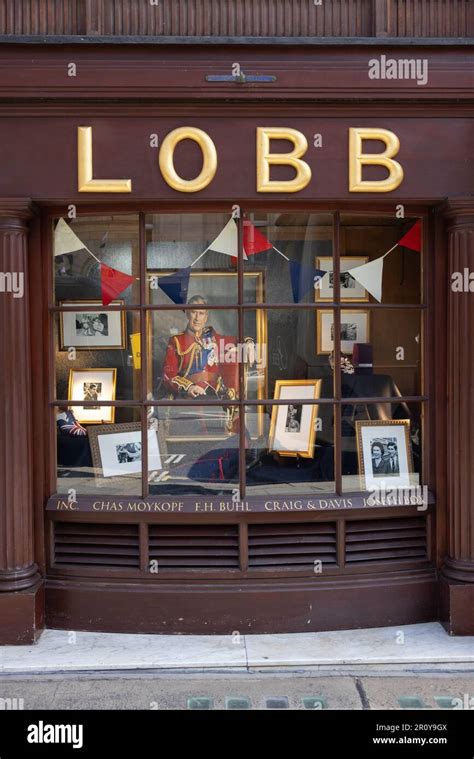 King Charles Iii Window Display At John Lobb Bespoke Shoemakers