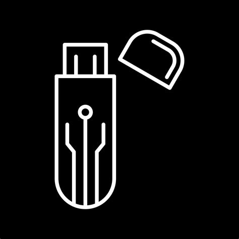 Usb Vector Icon 14781974 Vector Art At Vecteezy