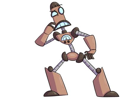Larry 3000 Time Squad Robot Free Vector Superawesomevectors
