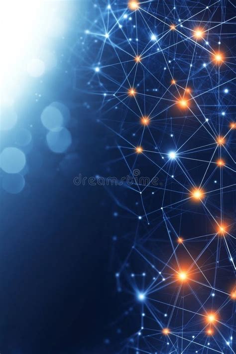 Colorful Nodes And Lines Combine To Form An Abstract Graphic