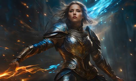 Download Ai Generated Woman Warrior Royalty Free Stock Illustration Image Pixabay