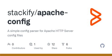 Github Stackifyapache Config A Simple Config Parser For Apache Server Config Files