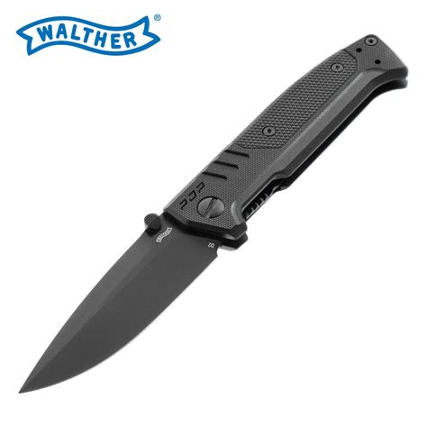 Walther PDP Spearpoint Folder Schwarz Einhandmesser P
