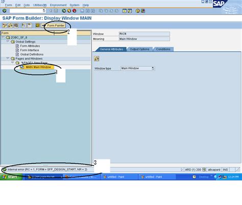 Solved Error In Smartform Window Main Does Not Fit Onto Sap