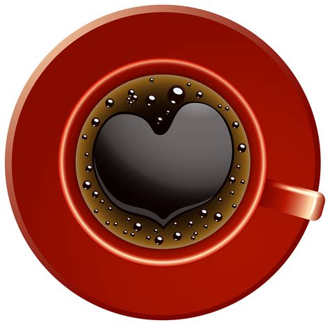 Red Coffee Cup With Heart Png Clip Art Image Gallery Yopriceville