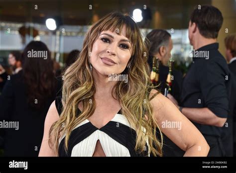 Beverly Hills United States Th Jan Alyssa Milano At The St Golden Globe Awards Held