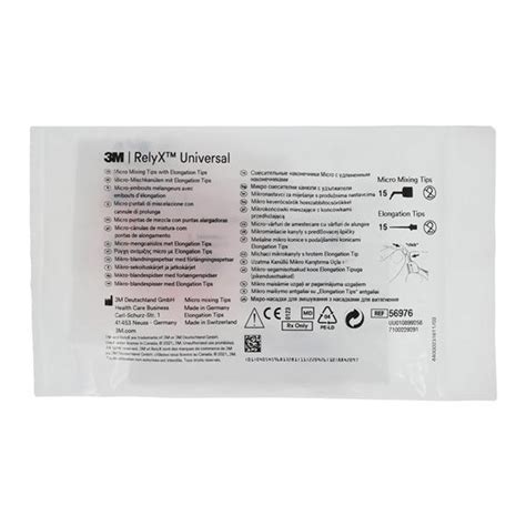 Relyx Universal Micro Mixing Tips Automix Short Super Fine Orange 30 Pk Dental Brands