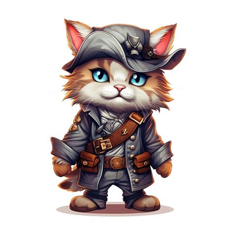 Adorable Kitty Pirate