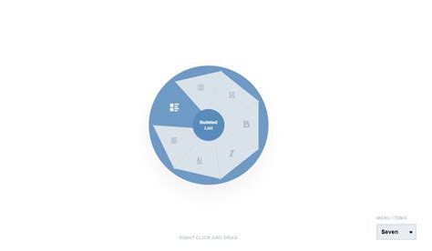 30 Javascript Circle Menu Examples Onaircode