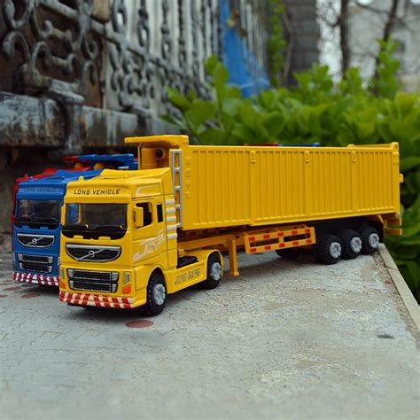 🌈精邦1：60重型卡車模型半掛貨車自卸車翻斗車玩具合金工程運輸車 蝦皮購物