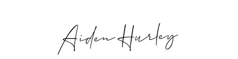 89 Aiden Hurley Name Signature Style Ideas Cool Autograph