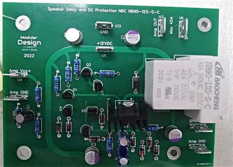 Speaker Delay And Dc Protection
