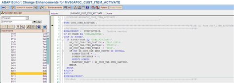 My Experiments With Sap Adding Custom Tab To The Transaction Vf01 Vf02